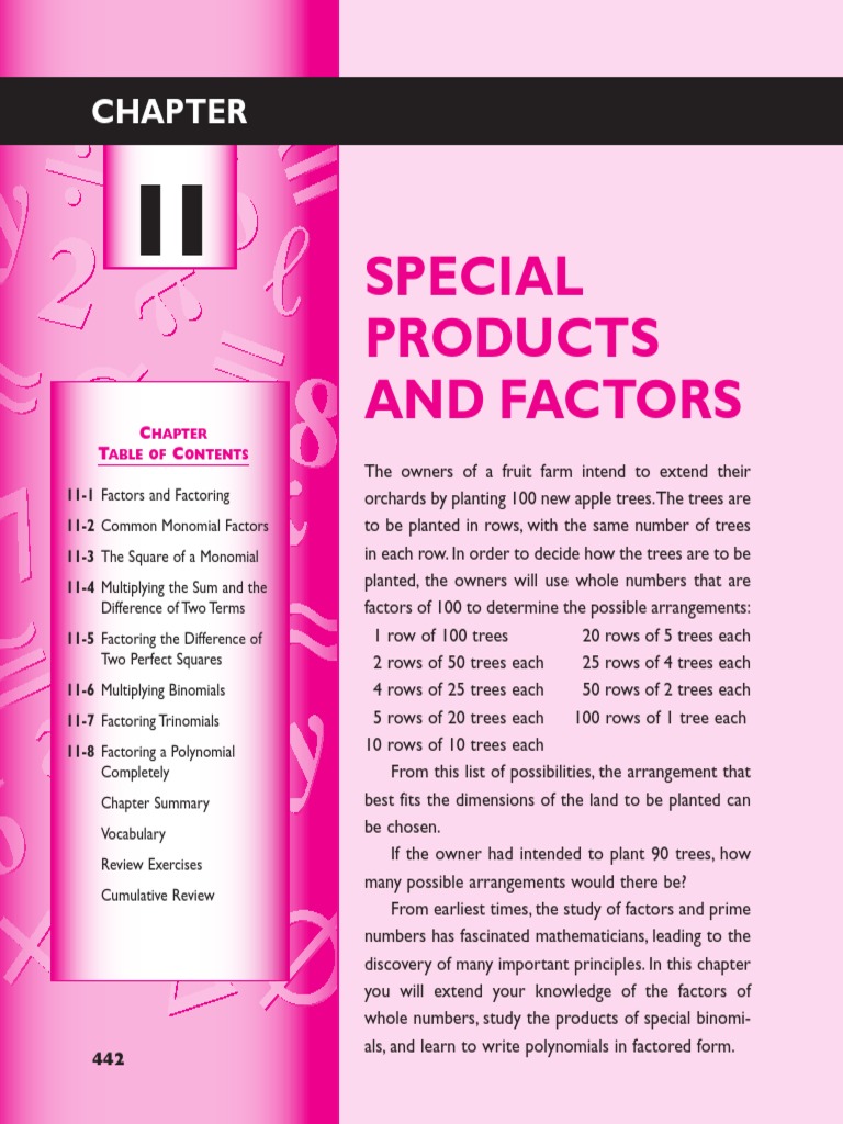 The positive integral factors of 72 are 1, 2, 3, 4, 6, 8, 9, 12, 18, 24, 36, and 72 | PDF ...