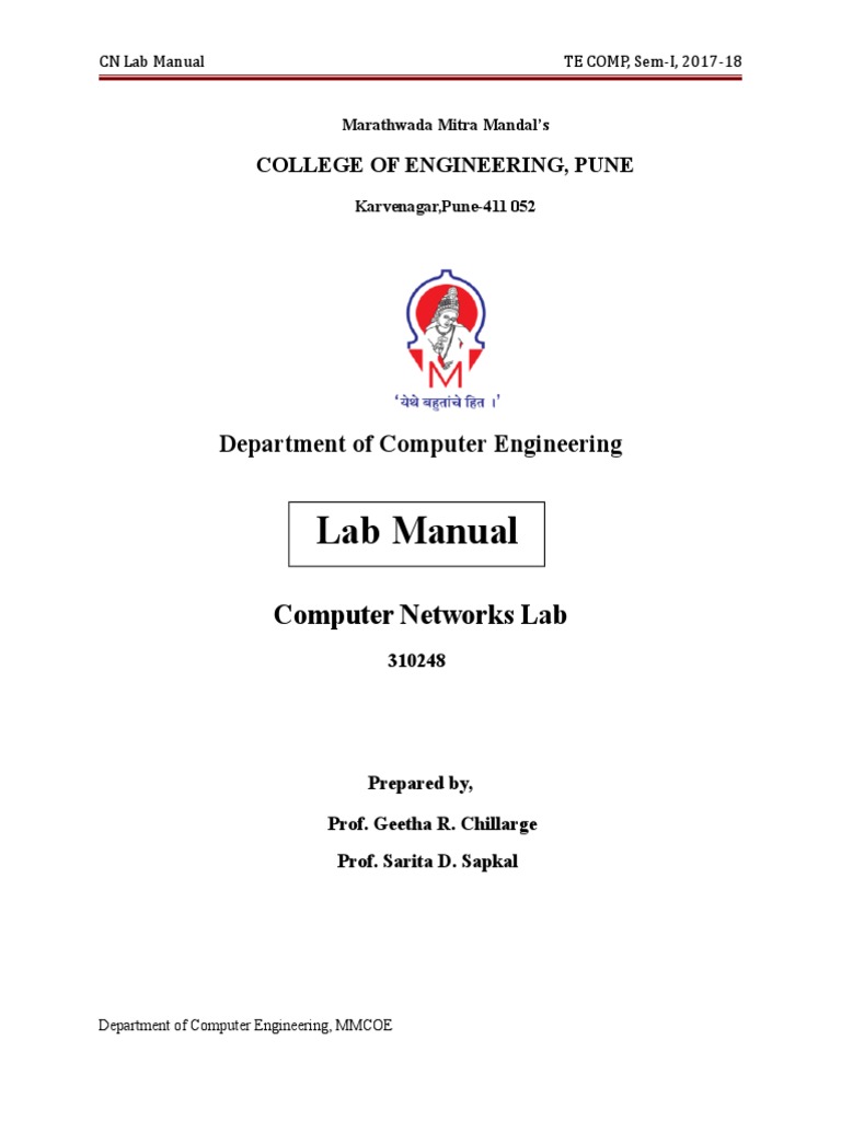 Lab Manual Computer Networks For SPPU | PDF | Domain Name System ...