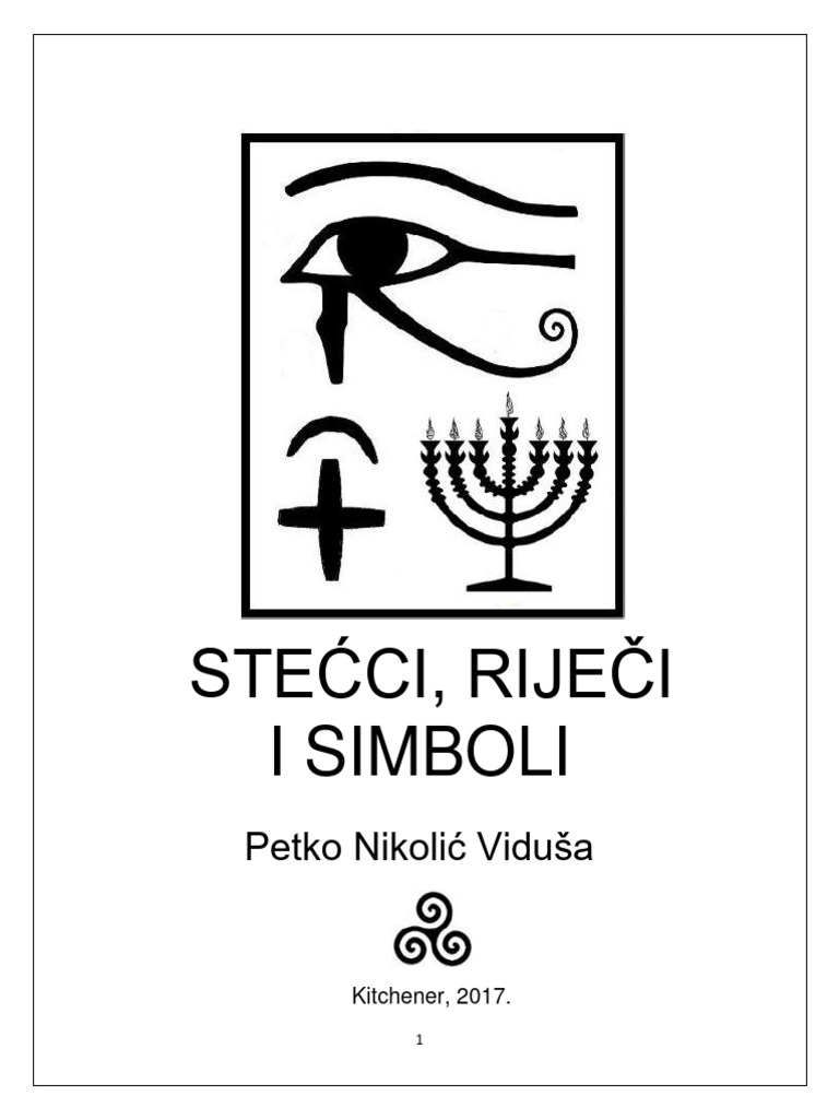 Stecci, Rijeci I Simboli | PDF