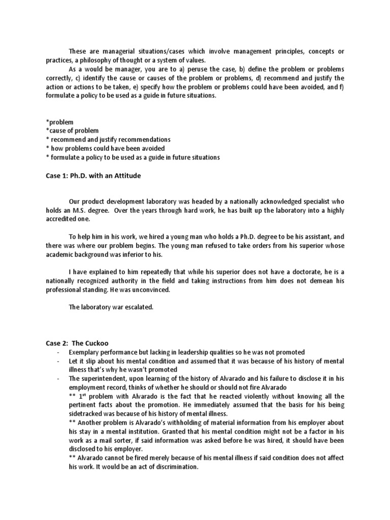 Case Study | PDF | Doctor Of Philosophy | Cognition