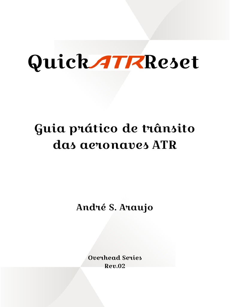 ATR Quick Reset Guide | PDF | Aviação | Aeronave