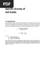 Specific Gravity Lab Report | PDF | Soil | Density