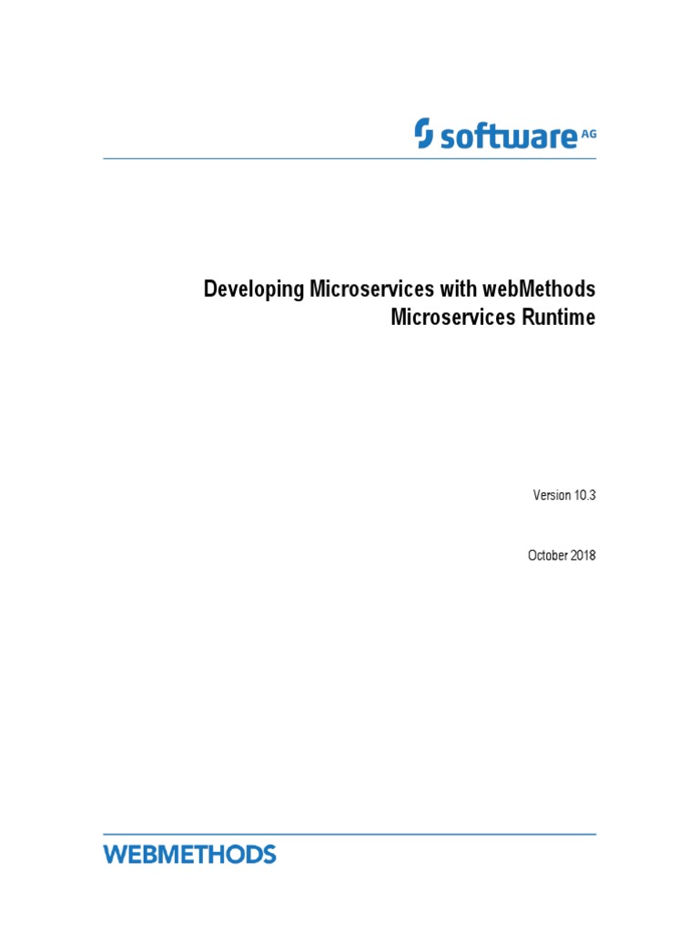 10-3 Developing Microservices With WM Microservices Runtime | PDF ...