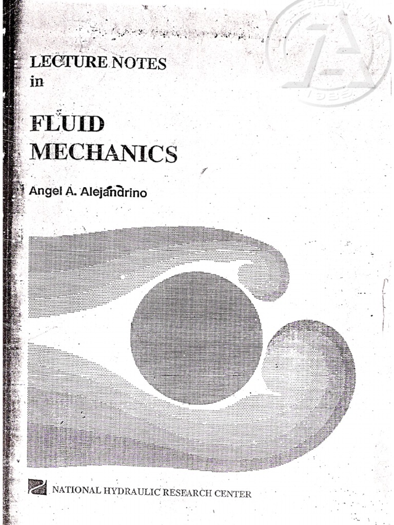 CE 15, 16 - Alejandrino - Lecture Notes in Fluid Mechanics PDF | PDF