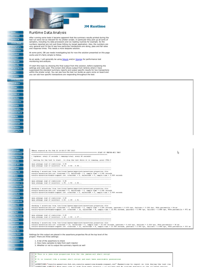 10 Jmeter Run Time Data Is Reported On The Fly Such As 90th Percentile Pass Rate Fail Rate