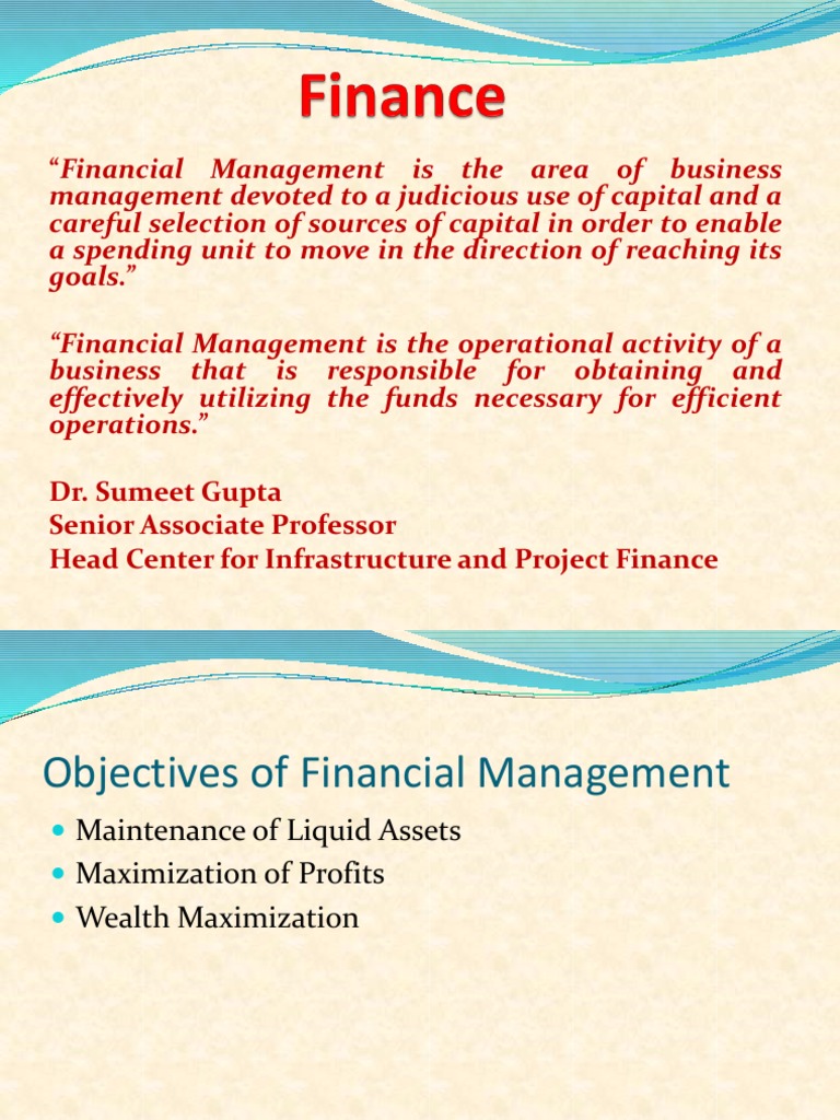 Objectives, Scope, Decisions, and Importance of Financial Management | PDF