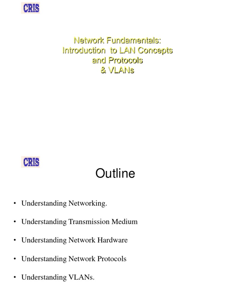 Network Fundamentals: Introduction To LAN Concepts and Protocols & Vlans | PDF | Wireless Lan ...