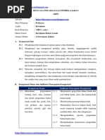 Contoh RPP Project Based Learning | PDF