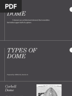 DESIGN OF DOME STRUCTURE - Civil Engineering | PDF | Dome | Concrete