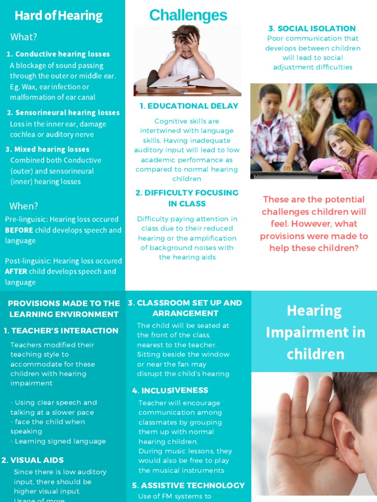 Pec Assignment 1 Brochure 2 Pdf Hearing Loss Ear