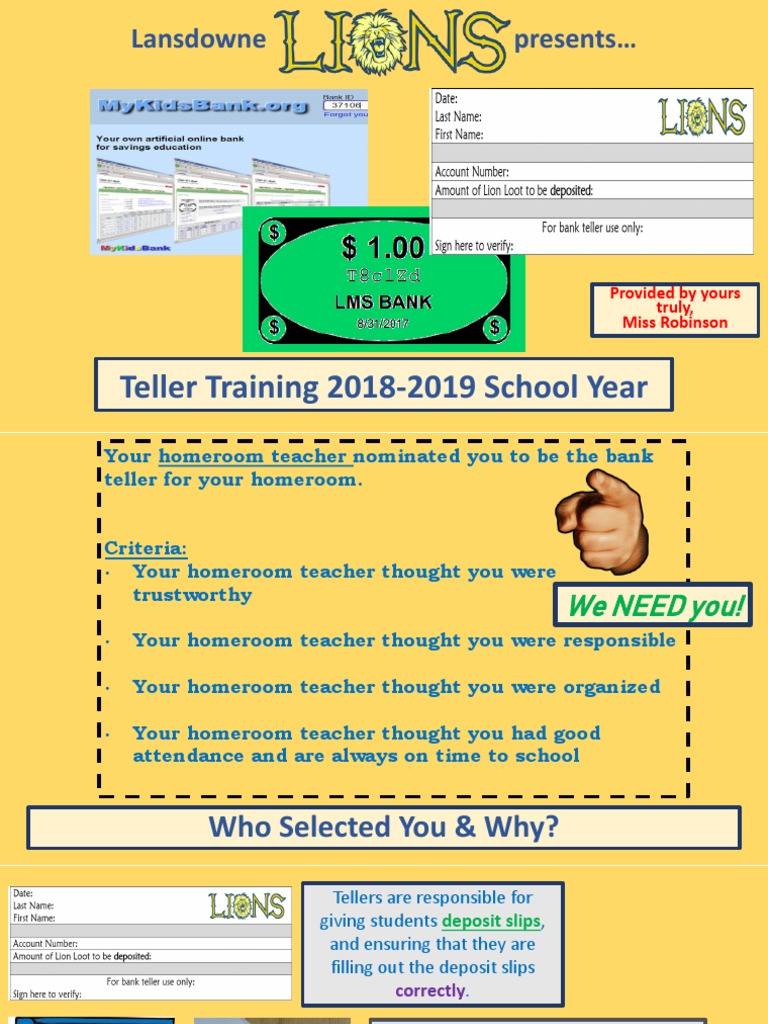 Teller Training Portfolio | PDF | Self-Improvement | Wellness