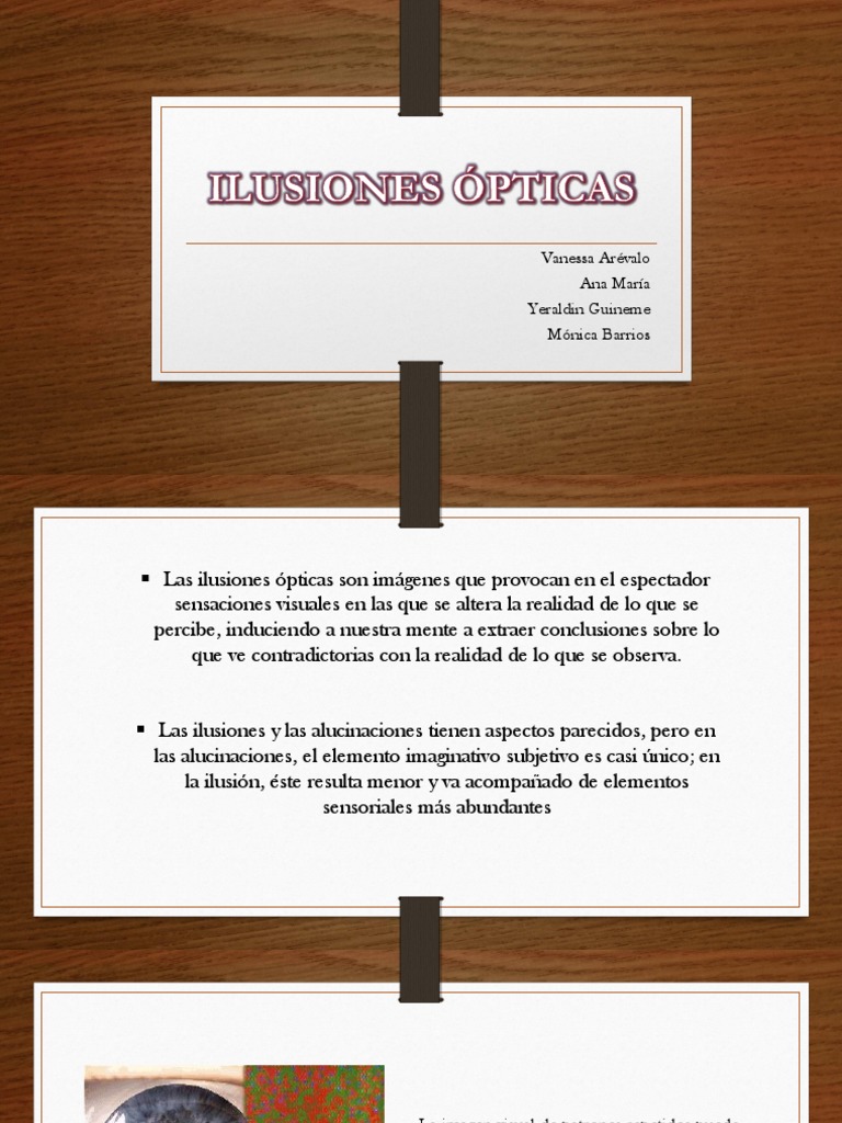 Descubre el Mundo de las Ilusiones Ópticas | PDF | Percepción visual ...