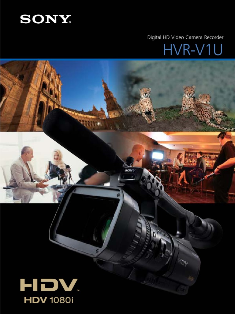 Hvr-V1U: Digital HD Video Camera Recorder | Download Free PDF | Video ...