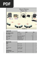 Technical Rider Example | PDF | Sound Technology | Sound