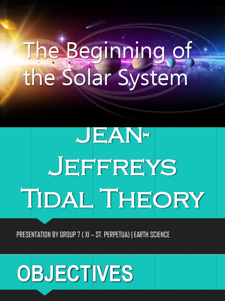 Jean-Jeffreys Tidal Theory | PDF | Sun | Stars