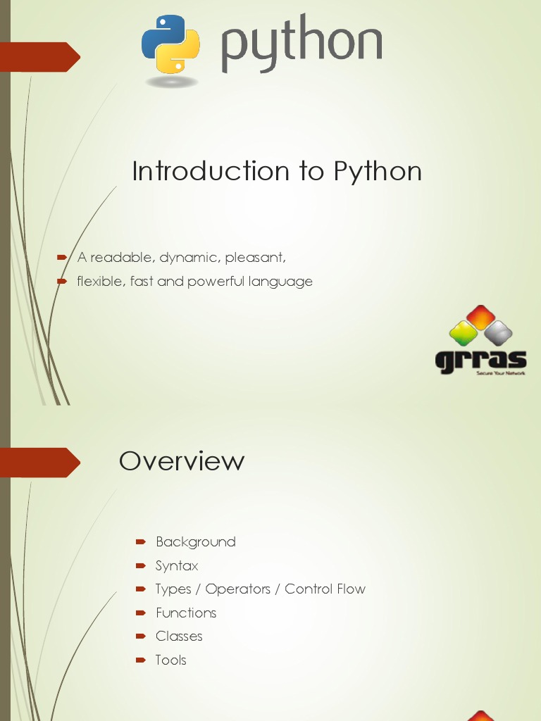 Python Seminar | PDF | Python (Programming Language) | Class (Computer ...