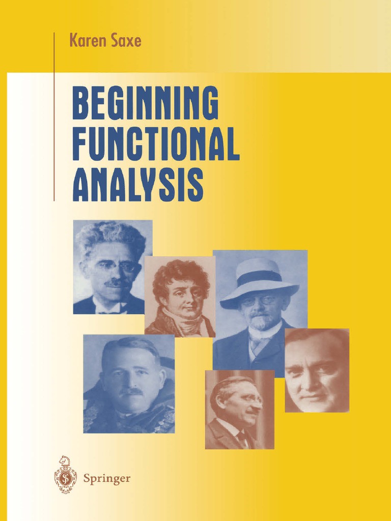 Functional Analysis | Download Free PDF | Functional Analysis | Norm (Mathematics)