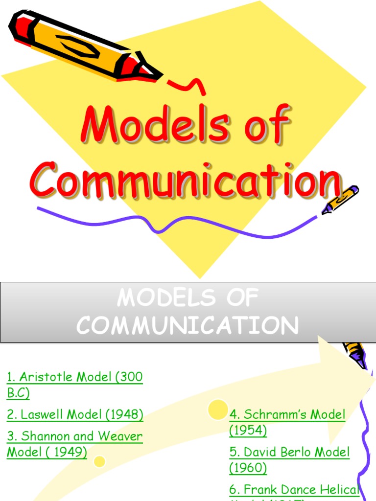 2 Models of Communication | PDF | Communication | Action (Philosophy)