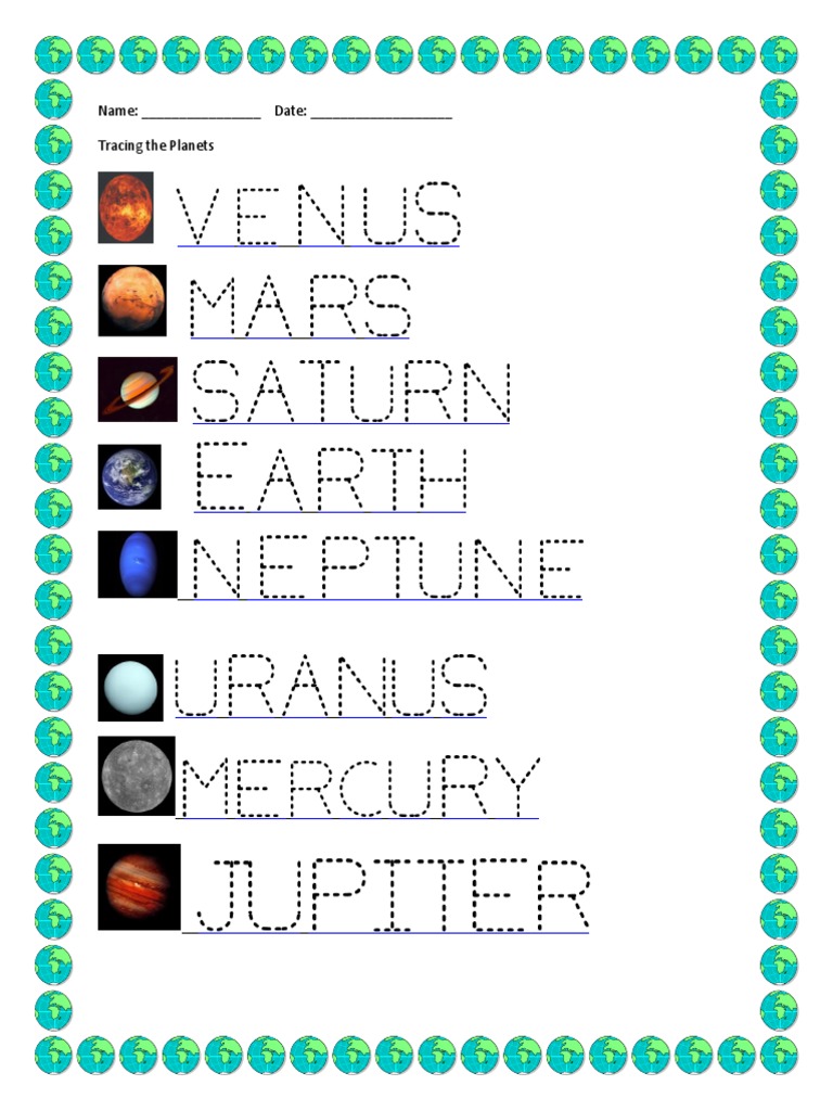 TracingthePlanetsinSpace PDF | PDF