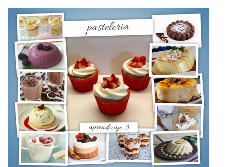 Collage Postres Semifrios Actividad de Aprendizaje 3 | PDF