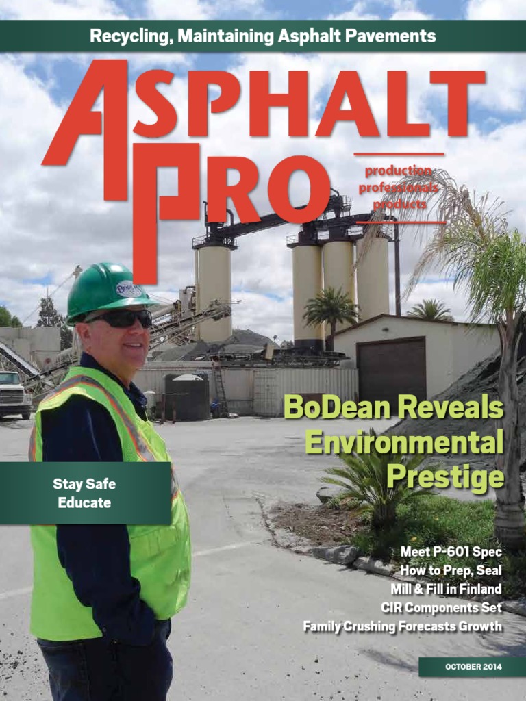 Asphalt Pro Magazine 10-14 Article | PDF | Road Surface | Asphalt