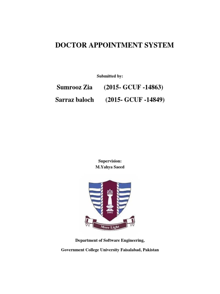 Doctor Appointment System | PDF | Html Element | Html