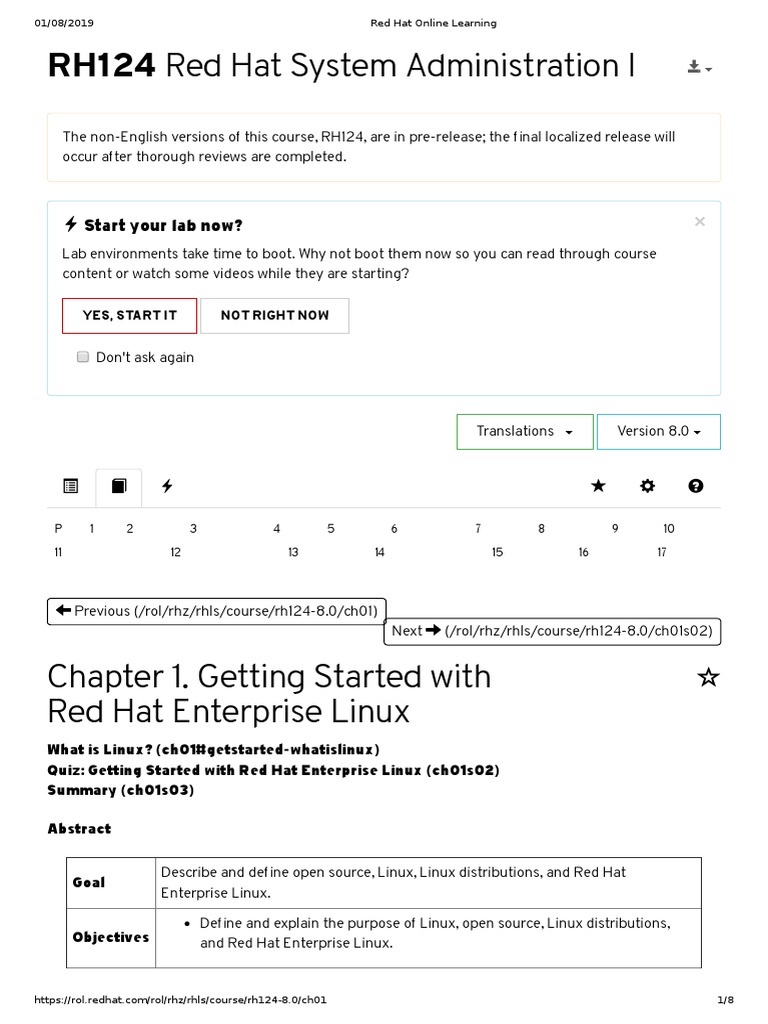 01-RH124 Red Hat System Administration I PDF | PDF | Linux | Source Code