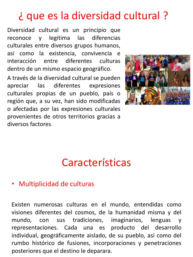 Que Es La Diversidad Cultural | PDF | Diversidad cultural ...
