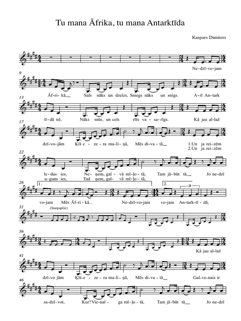 Tu Mana Āfrika, Tu Mana Antarktīda | PDF
