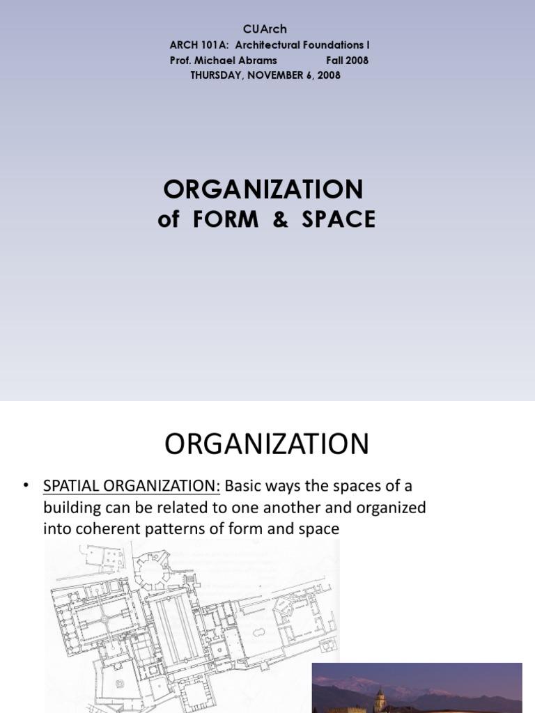Organization: of Form & Space | PDF | Teaching Mathematics | Nature