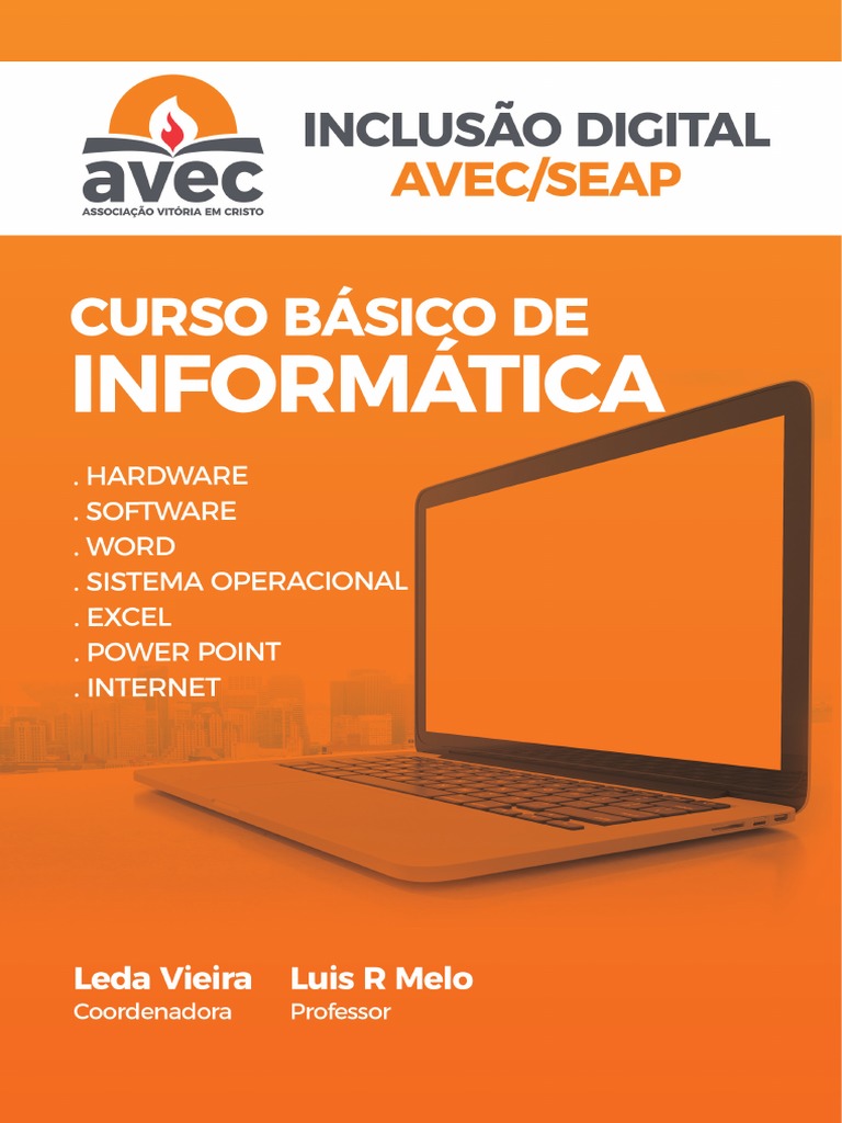 APOSTILA de INFORMATICA AVEC 2019 Curso Basico de Informatica Finalizado | PDF | Teclado de ...