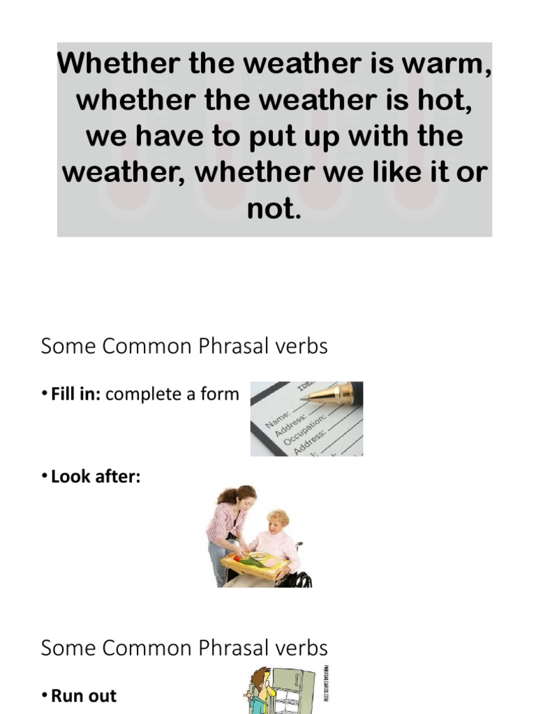 Phrasal Verbs Practice Guide | PDF
