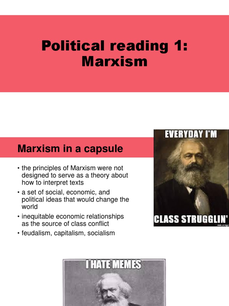 Lecture 5 Political Reading 1 | PDF | Marxism | Communism