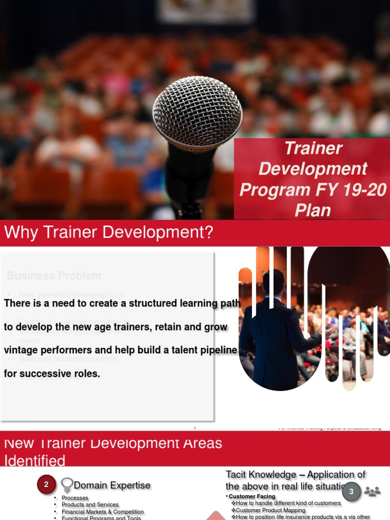Trainer Development Plan | PDF | Expert | Employee Retention