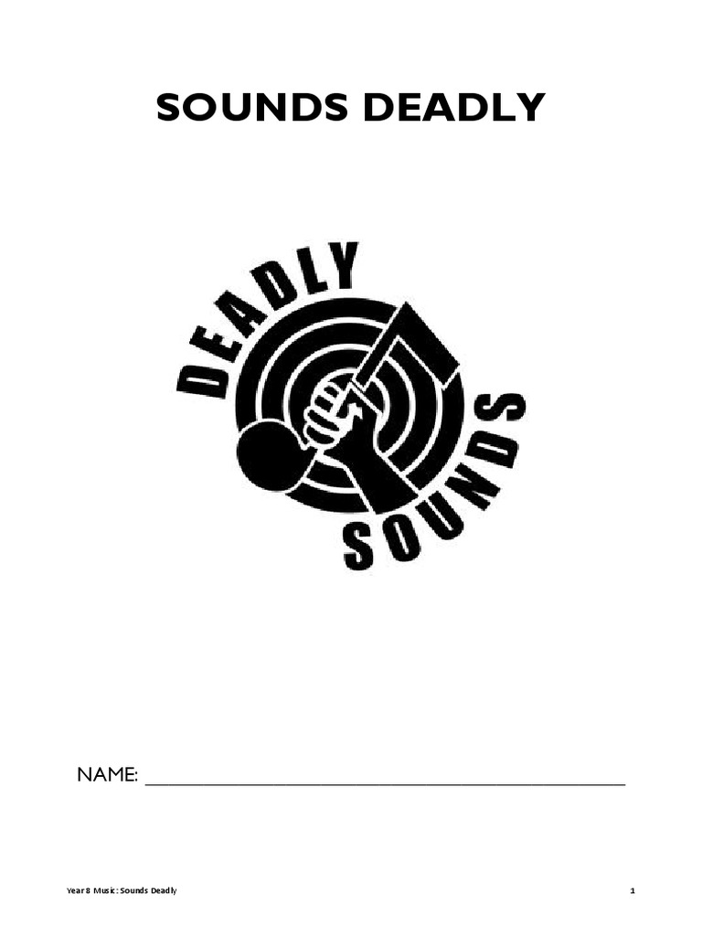 Sounds Deadly: NAME | PDF