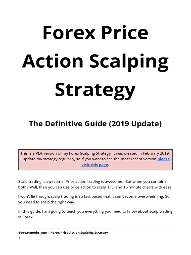 Forex Scalping Strategy Ebook PDF | PDF | Foreign Exchange Market ...