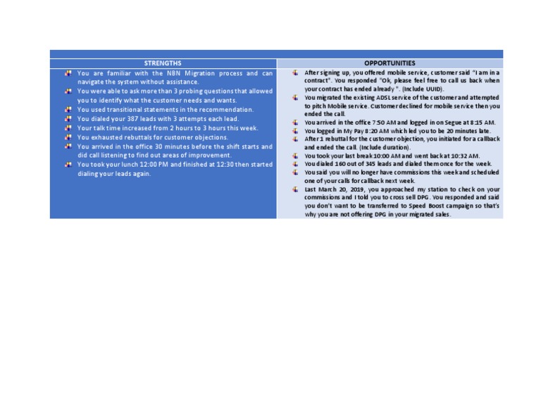 Opportunities Sample | PDF