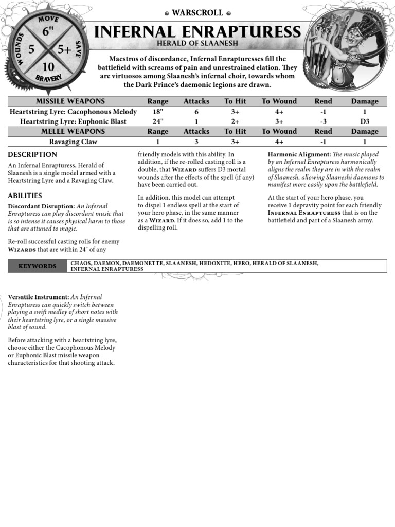 AoS Infernal Enrapturess ENG | PDF | Fantasy | Leisure