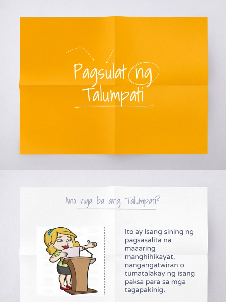 Pagsulat NG Talumpati | PDF