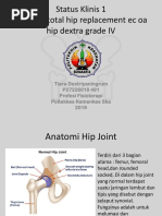 Status Klinis Fisioterapi + Jurnal Pada Oa Genu - Arny Raufe | PDF