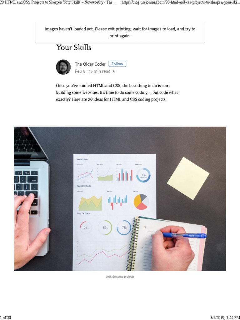 20 HTML and CSS Projects | PDF | Cascading Style Sheets | Html