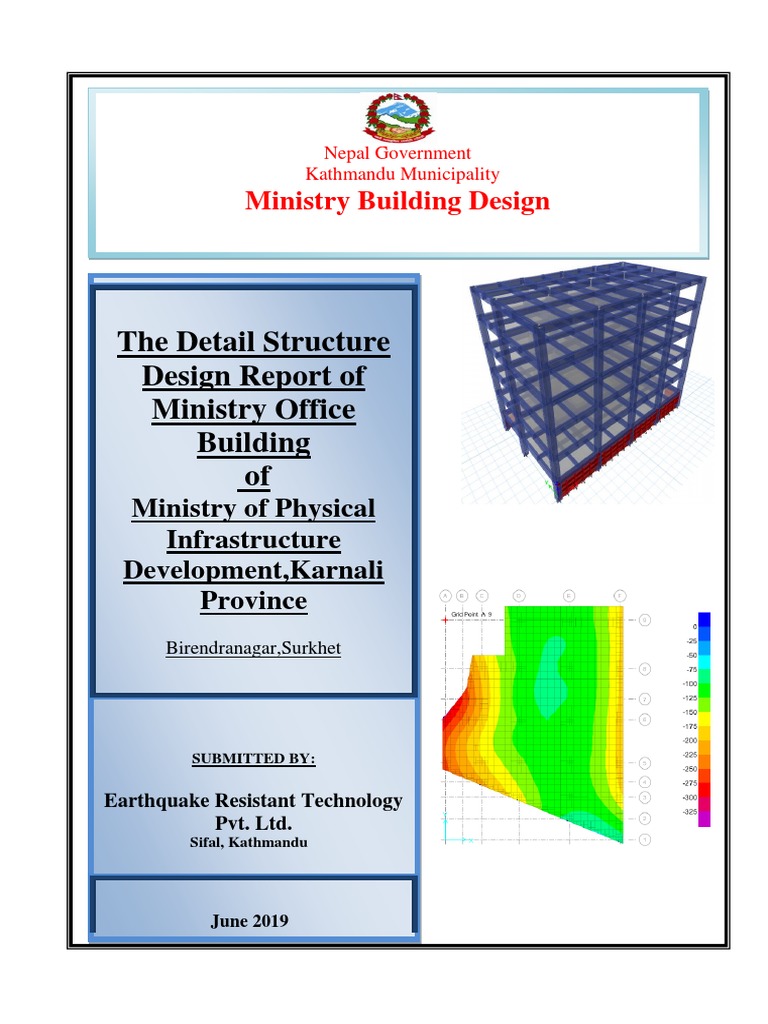 The Detail Structure Design Report of Ministry Office Building of | PDF ...