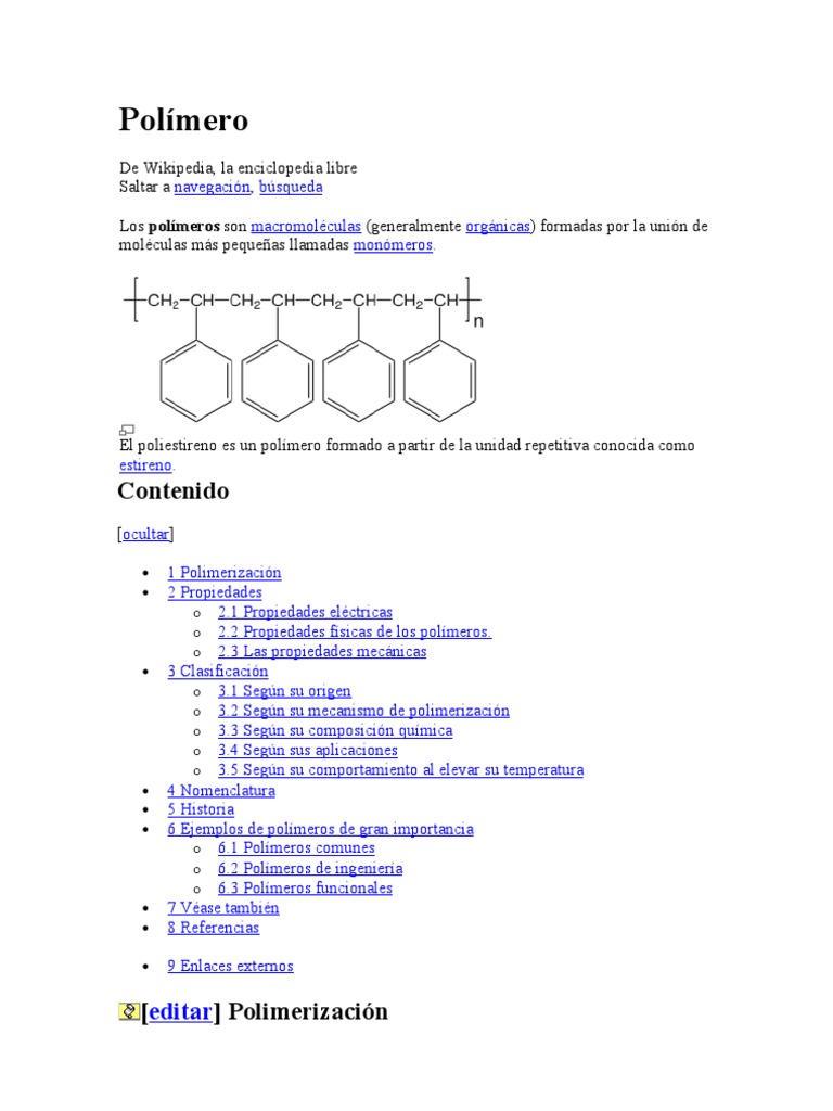 Polímero | Polímeros | Aminoácidos