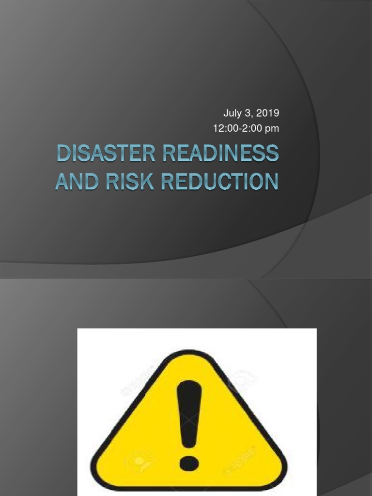 Disaster Readiness and Risk Reduction | PDF | Social Science ...