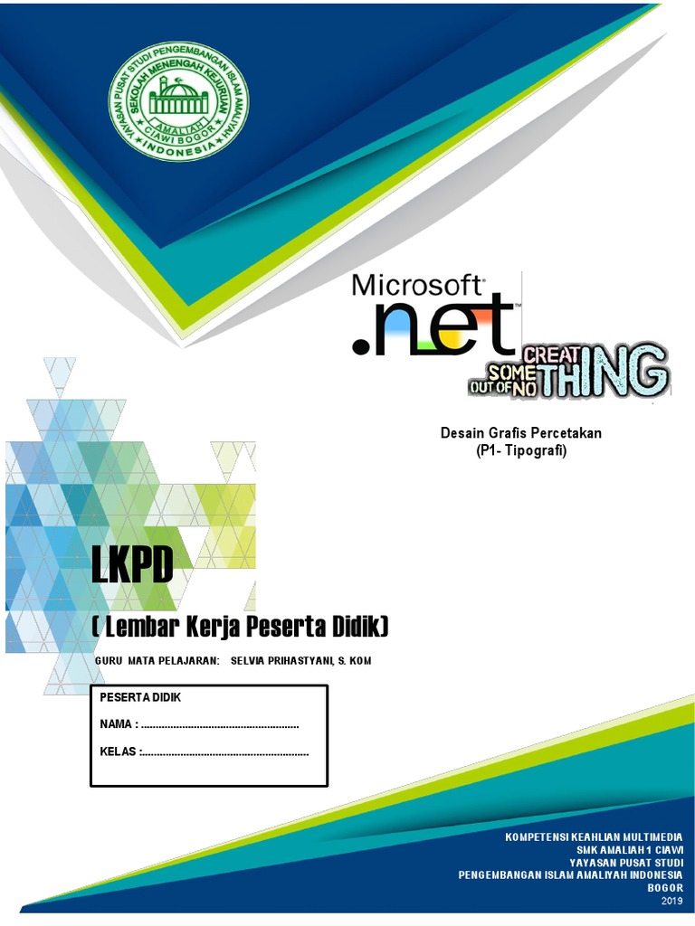 LKPD Cover P1 3 - 4 - 2 Tipografi | PDF