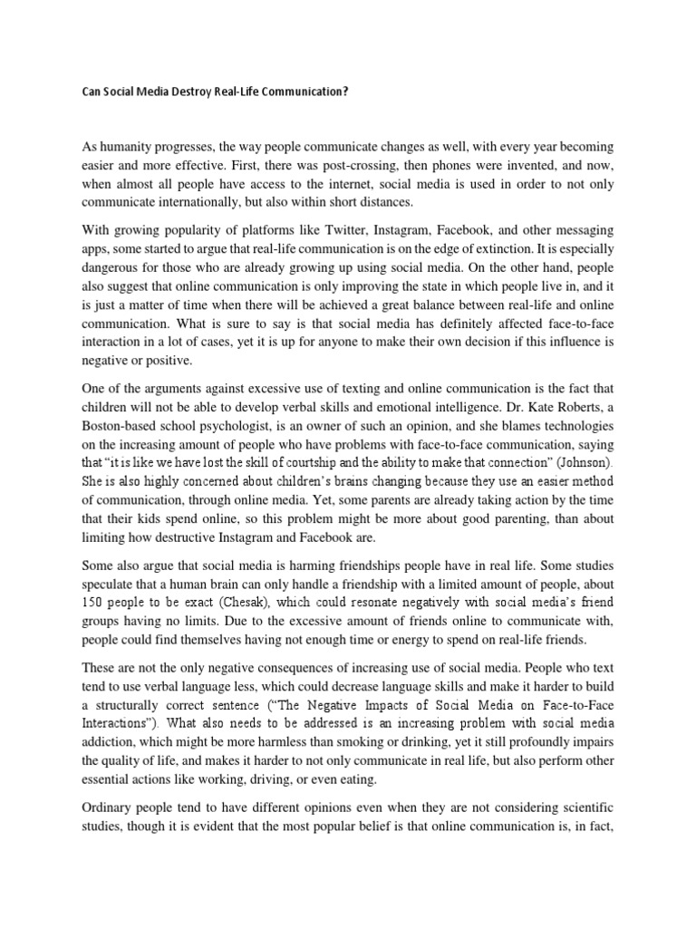 Argumentative Texts | PDF | Social Media | Popular Culture & Media Studies