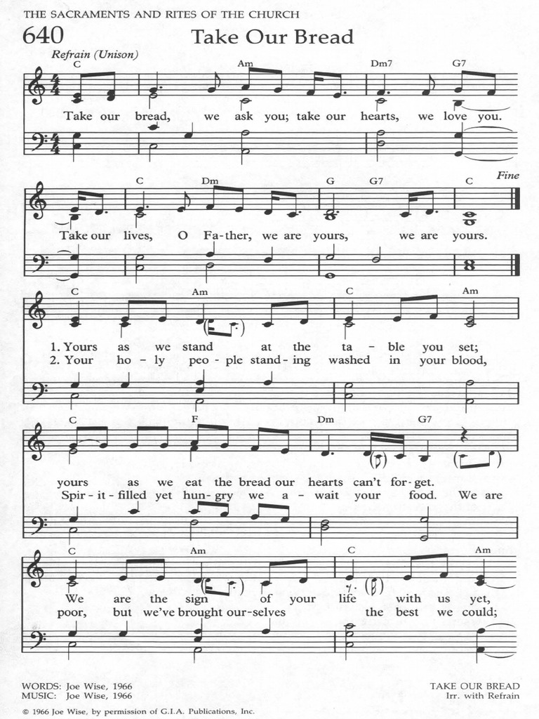 Take Our Bread | PDF