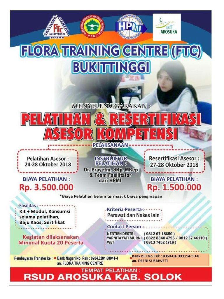 Brosur Pelatihan Asesor | PDF