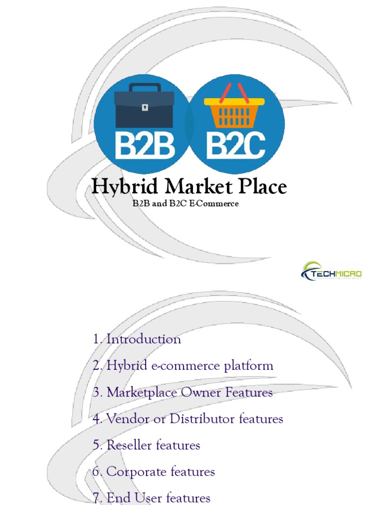 Hybrid Market Place - Techmicro | PDF
