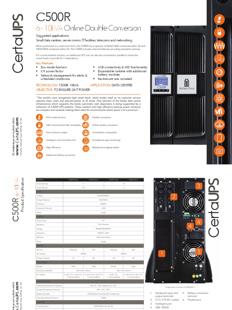 C500R Insert | PDF | Data Center | Electronics